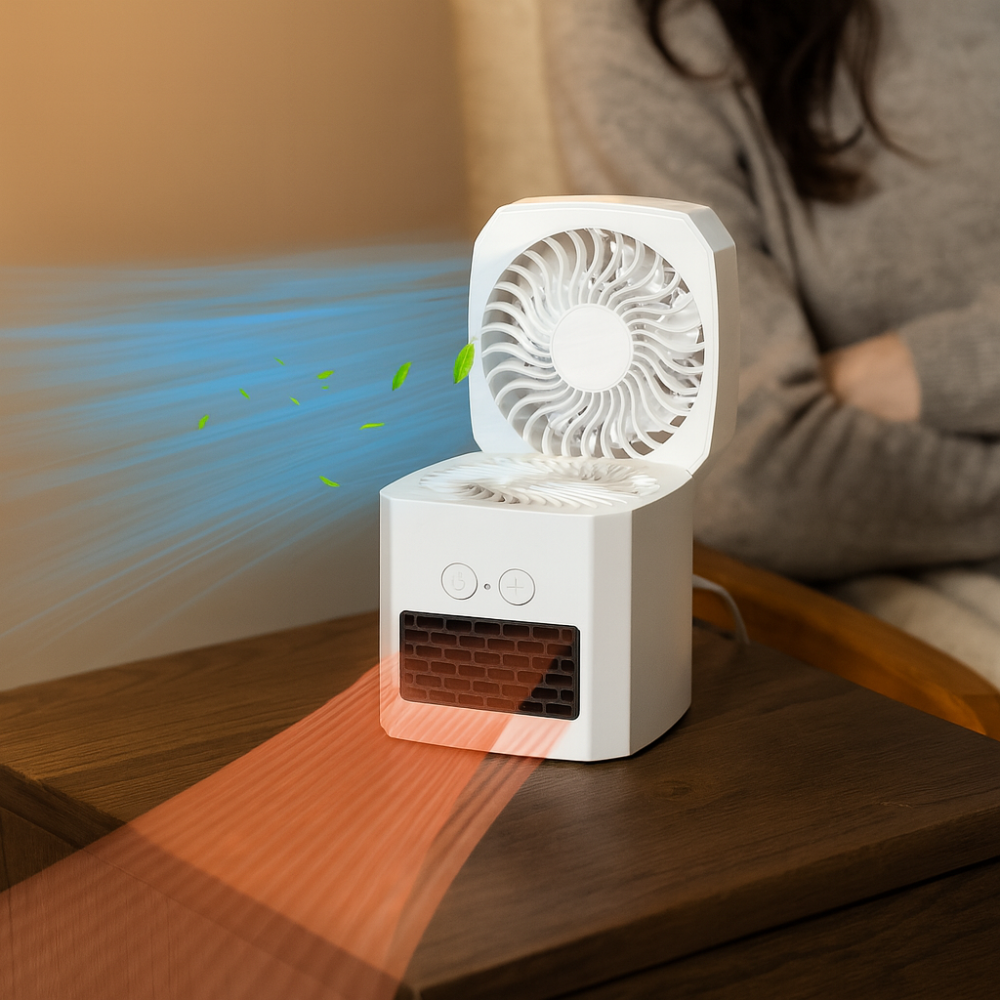 Desktop Electric Heater Fan Combo – jowsie.com