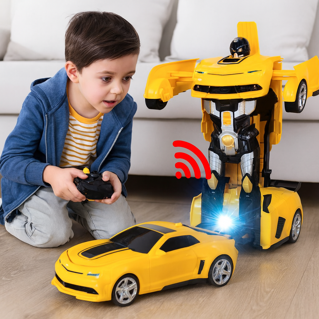 Remote Control Transforming Robot Car Toy Vehicle – jowsie.com